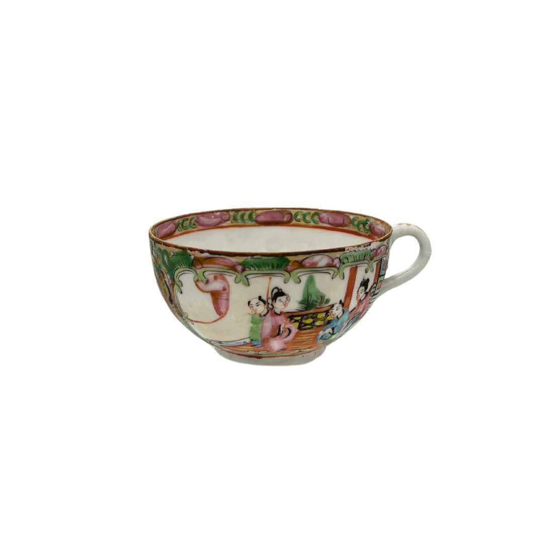 Rose Medallion Tea Cups- Set of 6 – Dunbar Road