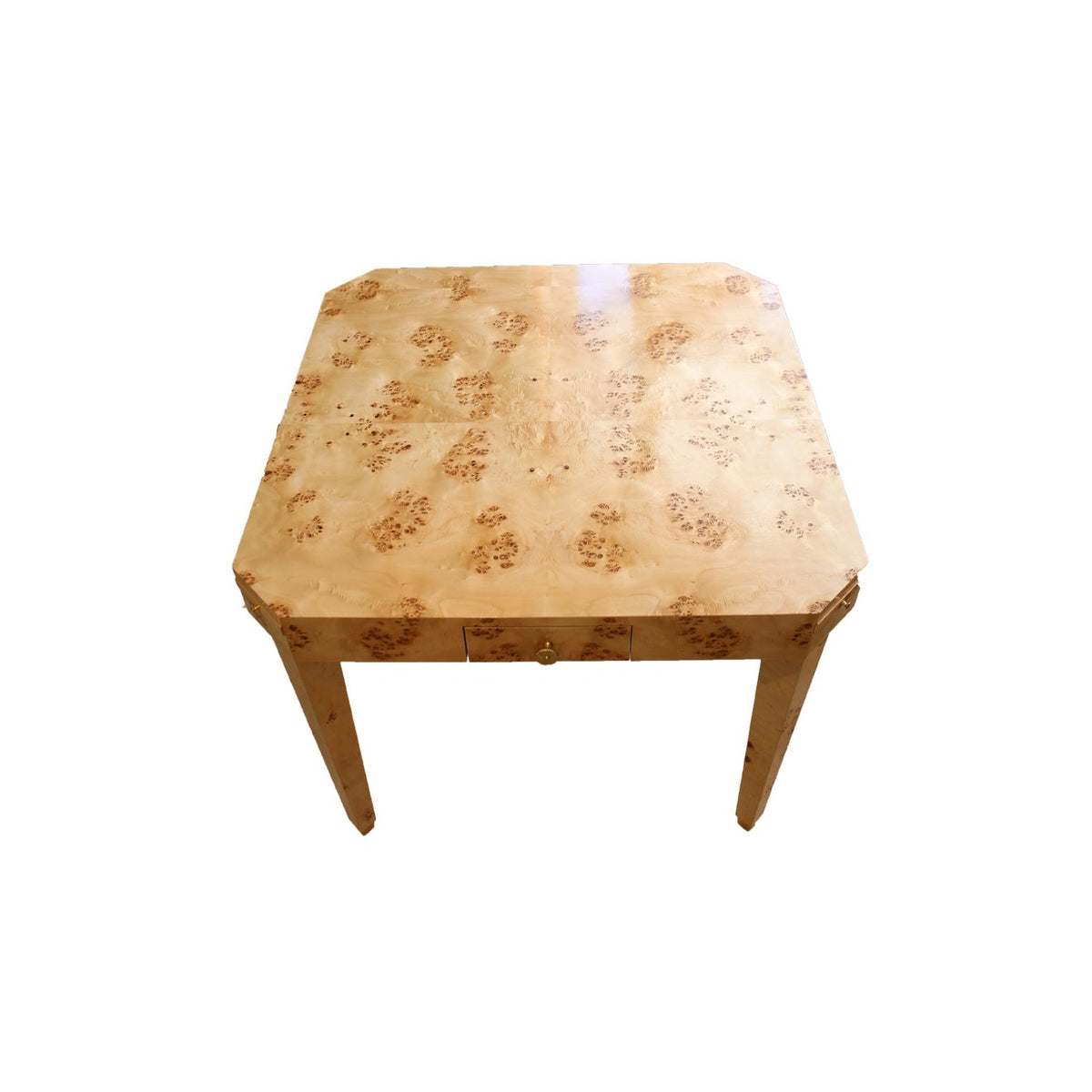 Custom Burl Wood Game Table – Dunbar Road